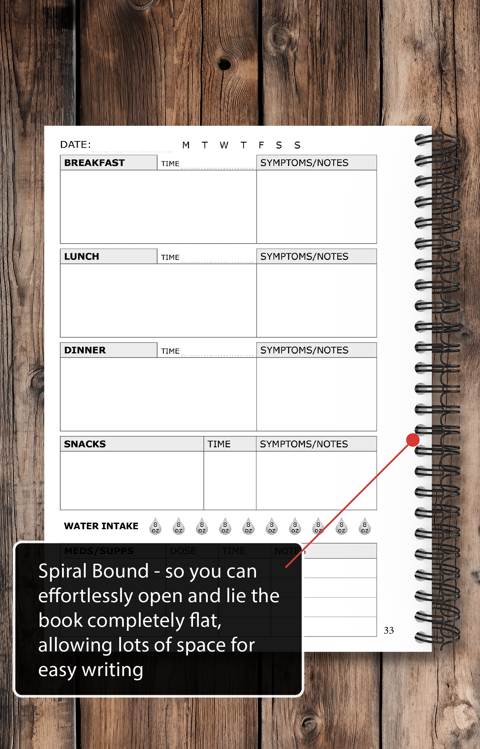 Food Diary For IBS - Track How Your Diet Affects Your Symptoms, for ...